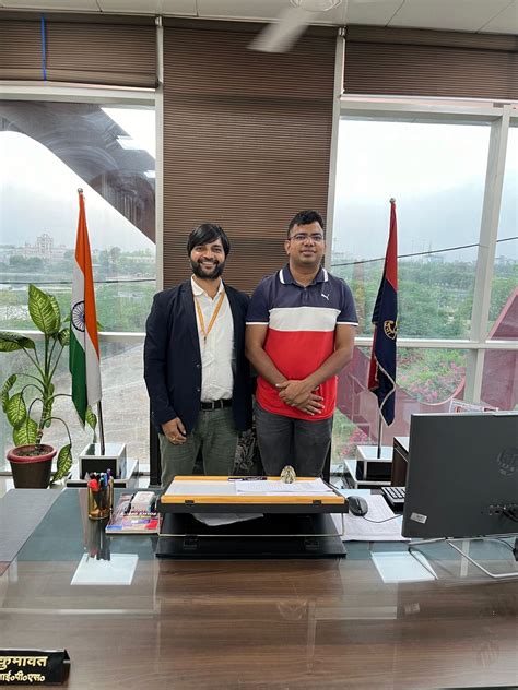 Maneesh Jaiswal On Linkedin With Additional Dcp Ips Sh Amit Kumawat