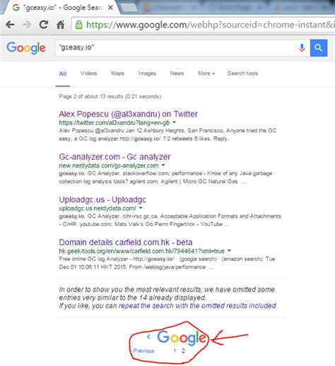 May Be Bug In Google Search Tier App