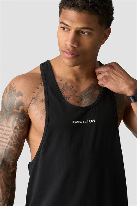 Muscle Tank Men Black Iciw