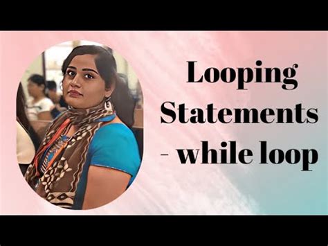 While Loop Looping Statements YouTube