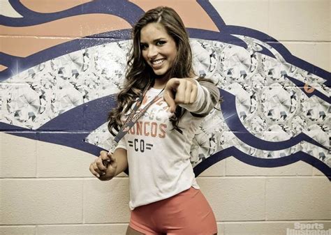 Cheerleader Of The Week Katie Sports Illustrated Hot Cheerleaders Cheerleading Broncos