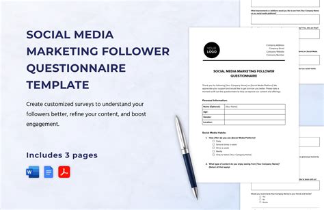Digital Marketing Social Media Questionnaire At Diane Arnett Blog