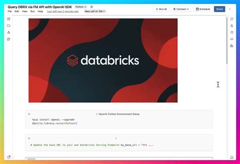 [video] girraj jangid on linkedin dbrx fmapi openai python sdk
