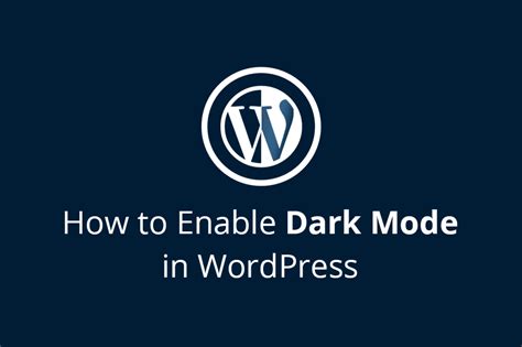 How To Enable Dark Mode On Your Site In Wordpress Devotepress