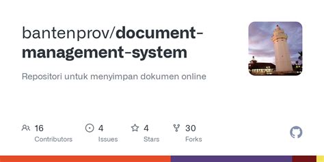 Github Bantenprov Document Management System Repositori Untuk Menyimpan Dokumen Online