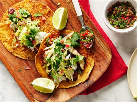 Tacos Au Poulet Mexicain Authentiques Recette De Taco Au Poulet Plat