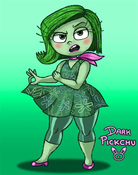 Rule 34 2d Artwork Artist Signature Big Eyes Blush Dark Pikchu Disgust Disgust Inside Out