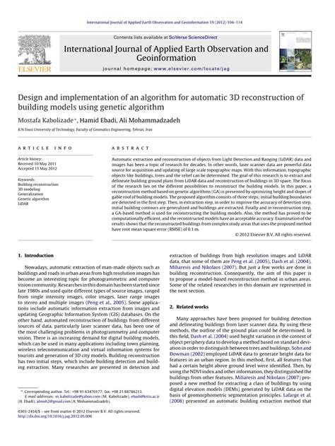Pdf Accuracy Test Of Point Based And Object Based Urban Building Feature Classification And