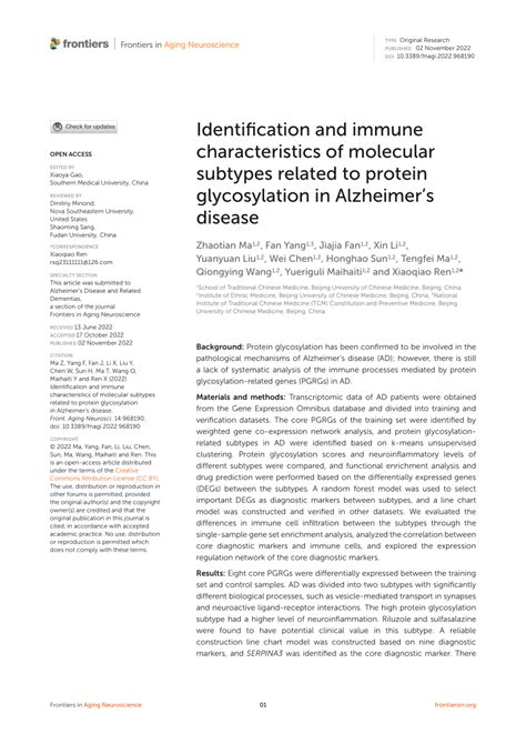 Pdf Identification And Immune Characteristics Of Molecular Subtypes