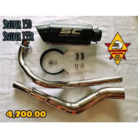 Yamaha Sniper 150155155r Sc Project Wide Tip Full Exhaust System