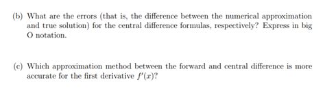 Solved Numerical Analysis Class For Reference Elementary