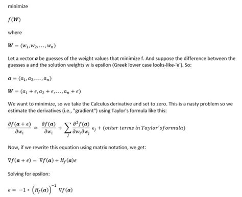 Optimizationwithhessianequations James D Mccaffrey