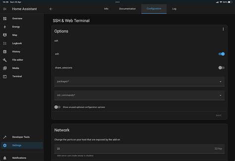 Home Assistant Community Add On SSH Web Terminal Home Assistant OS Home Assistant Community