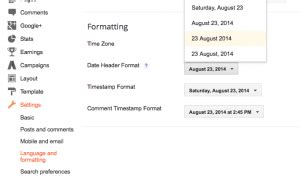 How To Create A Circular Date Header For Blogger Posts