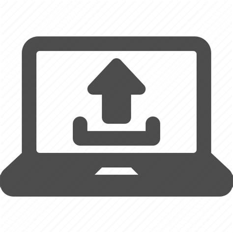 Computer Laptop Upload Icon