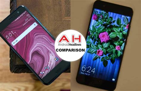 Phone Comparisons Htc U Vs Huawei P