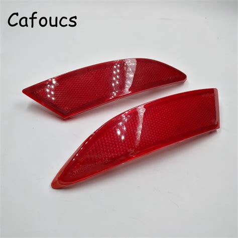 Cafoucs 자동차 후면 범퍼 반사경 경고등 포드 포커스 2012 2013 2014 Warning Light Light Forrear Bumper Reflector