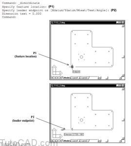 How To Use Ordinate Dimensions Tutorial AutoCAD