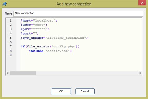 How To Load Database Connection Info From External File