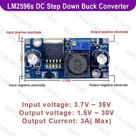 lm2596s dc dc step down buck converter 3 7v 40v to 1 5v 35v price in