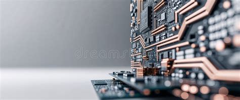 Advanced Circuit Board Illustrating Artificial Intelligence And Future