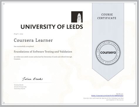 Coursera Softwaretesting Softwarevalidation Qualityassurance Continuouslearning Techskills