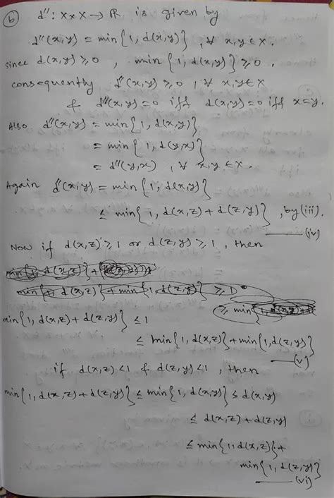 Solved Exercise 4 Let D Be A Metric On A Non Empty Set X