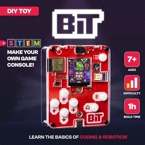 Circuitmess Stem Build Your Own Game Console Huzzah Toys
