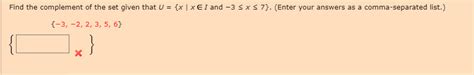 Solved Use The Extension Of Set Builder Notation Concepts