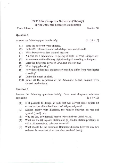 Cs31006 Computer Networks Ms 2016 Cs 31006 Computer Networks Theory