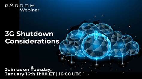 Radcom On Linkedin Webinar 3g Shutdown Considerations Radcom