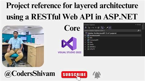 Project Reference For Layered Architecture Using A Restful Web Api In
