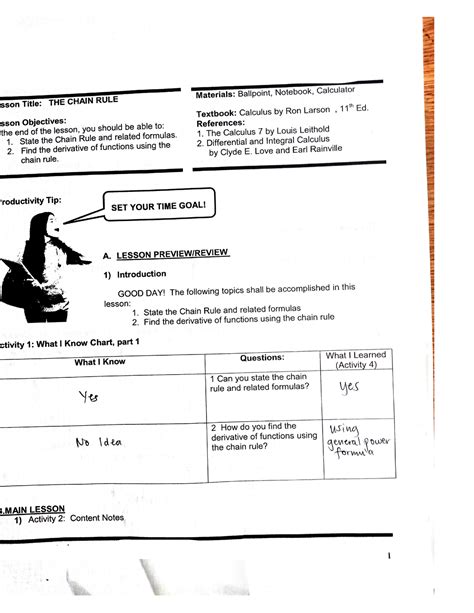 Differential Calculus The Chain Rule Civil Engineering Studocu