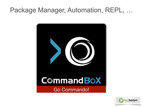 Command Box Package Manager Automation Repl Pptx