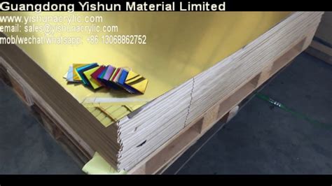 4ft X 6ft Size Golden Acrylic Mirror Sheet Gold Plexiglass Mirror Sheet