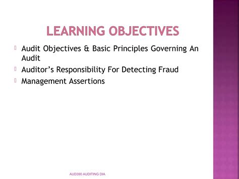 Topic 2 Objectives And Scope Of Financial Statement Audit PPT