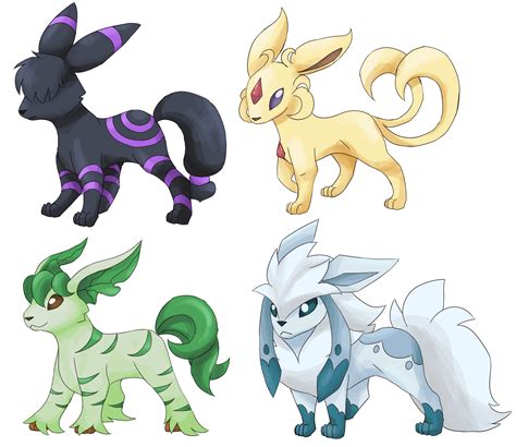 Beta Eeveelutions By Starwolff Nyota On Deviantart
