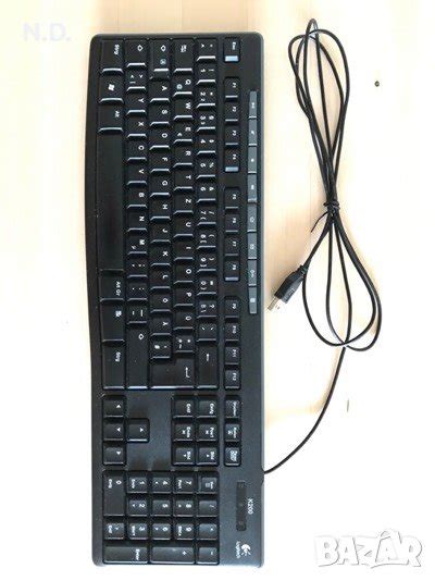 Клавиатура Logitech Media K200, USB, черна в Клавиатури и мишки в гр ...