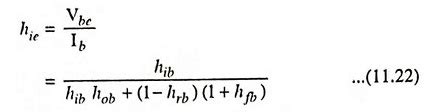Hybrid Parameters In Transistor Three Configurations