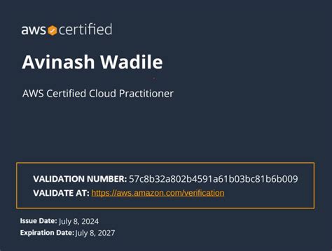 avinash wadile on linkedin aws certification gratitude
