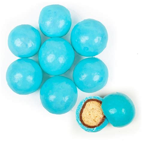 Premium Gourmet Light Blue Milk Chocolate Malted Milk Balls Chocolate