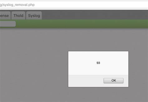 Stored Xss In Syslogremovalphp · Issue 94 · Cactipluginsyslog · Github