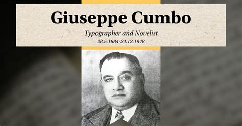 Biography Giuseppe Cumbo