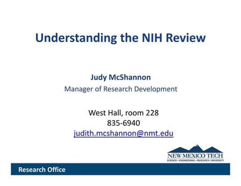 Nih Presentation Slides About New Pharmapdf