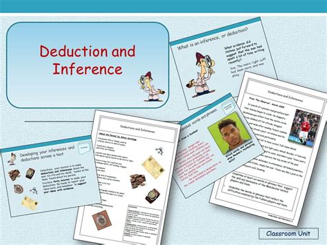 deduction and inference teach in a box reading strategies