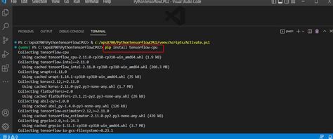 Python TensorFlow CPU KerasをWindows11に確実にインストールするための手順Visual Studio