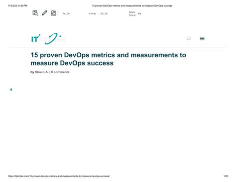 3 15 Proven Devops Metrics And Measurements To Measure Devops Success Pdf