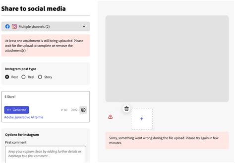 Consistent Issues For Past 2 Days With Uploading M Adobe Community