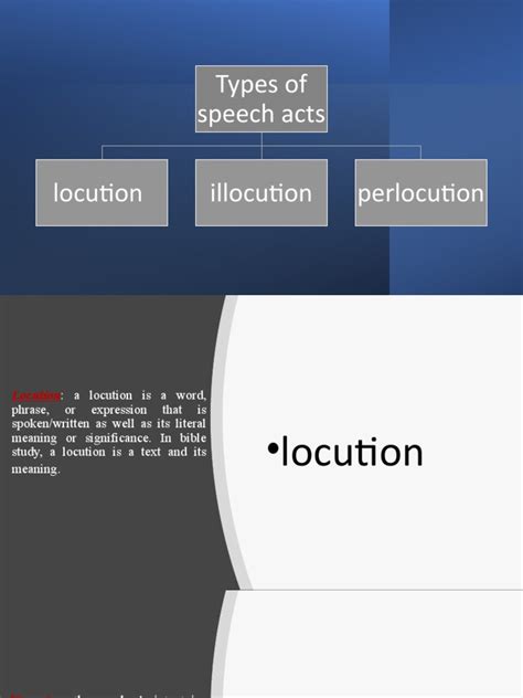 Types Of Speech Acts Pdf Linguistics Human Communication