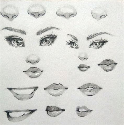 Drawing Practice Drawing Eyes Nose And Lips — Steemit In 2021 Art